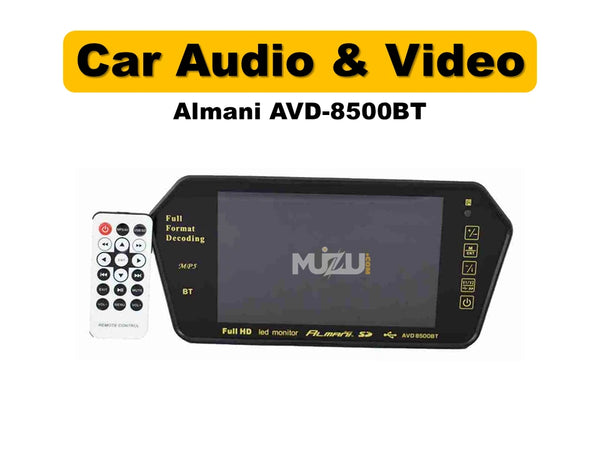 Almani AVD-8500BT Car DVD Multimedia Player | Bluetooth Audio System ...
