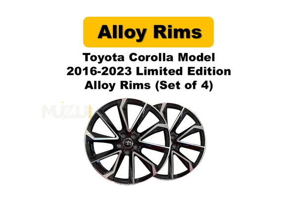 Toyota Corolla 2016–2023 Limited Edition Alloy Rims – 17 Inch Premium ...